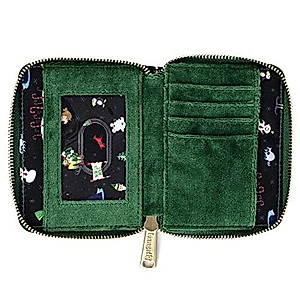 Loungefly x Elf Buddy Candy Cane Forest Allover Print Zip-Around Wallet