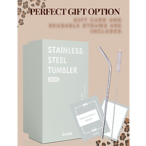 Onebttl Memaw Gifts from Granddaughter, Grandson, Insulated Stainless Steel Wine Tumbler with Lid and Straw, for Grandma on Mother's Day, Birthday, Christmas, Best Memaw Ever, Glitter Silver, 20 oz