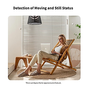 Aqara Presence Sensor FP1E Zigbee 3.0, Requires Aqara HUB, mmWave Radar Wired Motion Sensor, AI Spatial Learning, Supports HomeKit, Alexa, Google Home, SmartThings, Matter Over Bridge