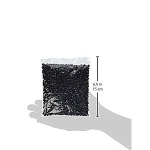 2000 Black Diamond Table Confetti Wedding Bridal Shower Party Decorations 1 Carat 6.5mm Black