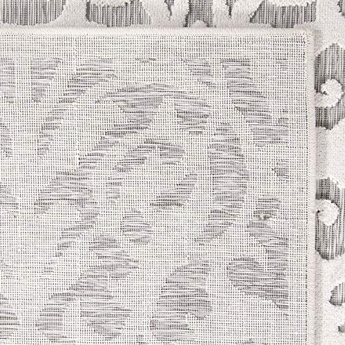 My Texas House by Orian Lady Bird Area Rug, 6'6" x 9'6", Natural Gray