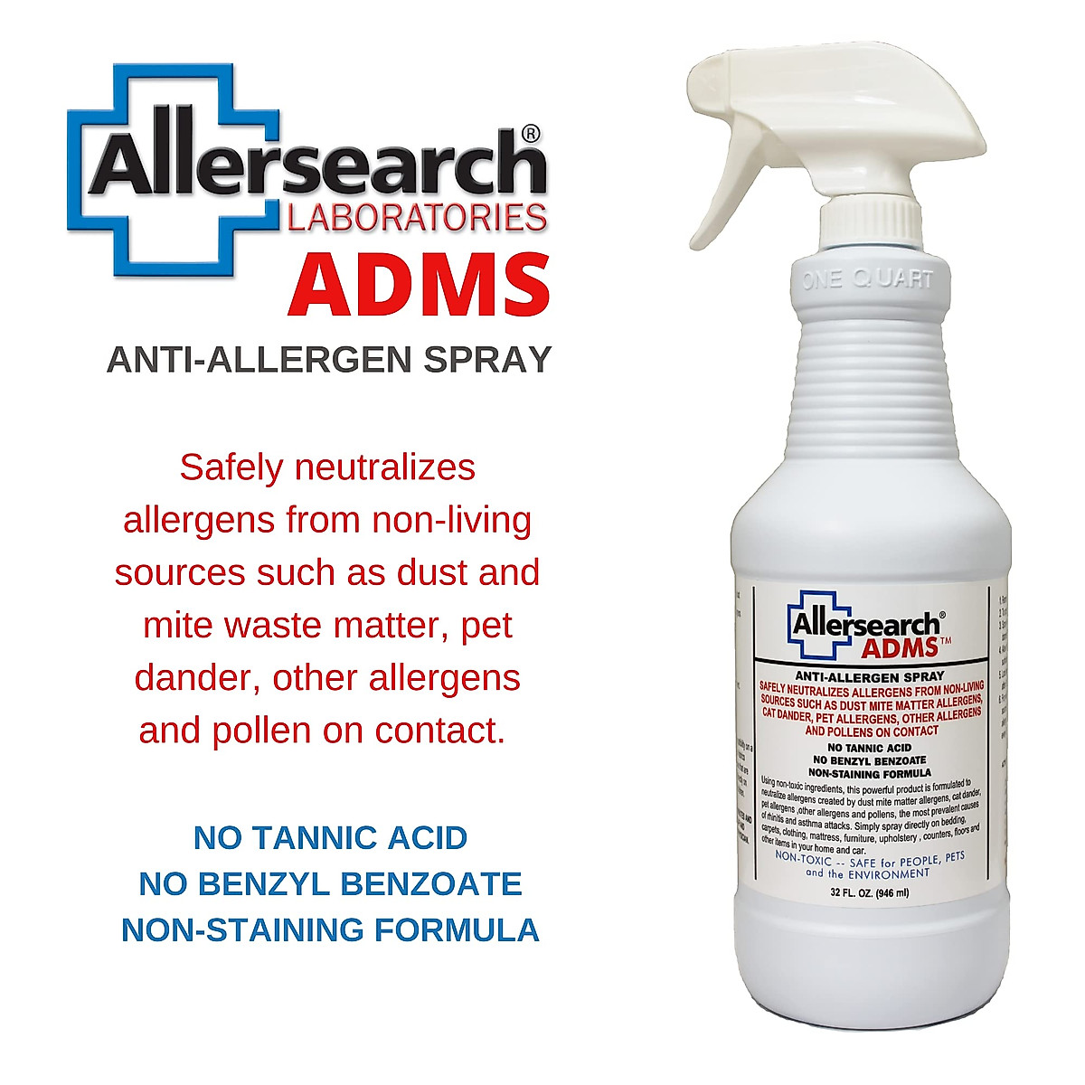 Allersearch ADMS Anti-Allergen Spray 32