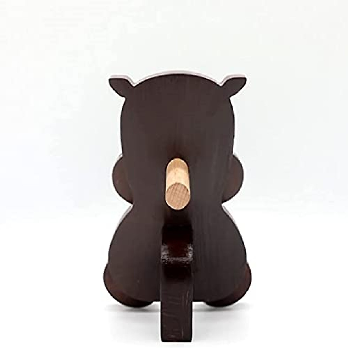 Wooden Hippo Eyeglass Holder Display Stand Creative Cute Animal Glasses Holder Handmade Creative Sunglasses Display for Desktop Accessory, Home Office Decor, Birthday and Christmas Gift (Hippopotamus)