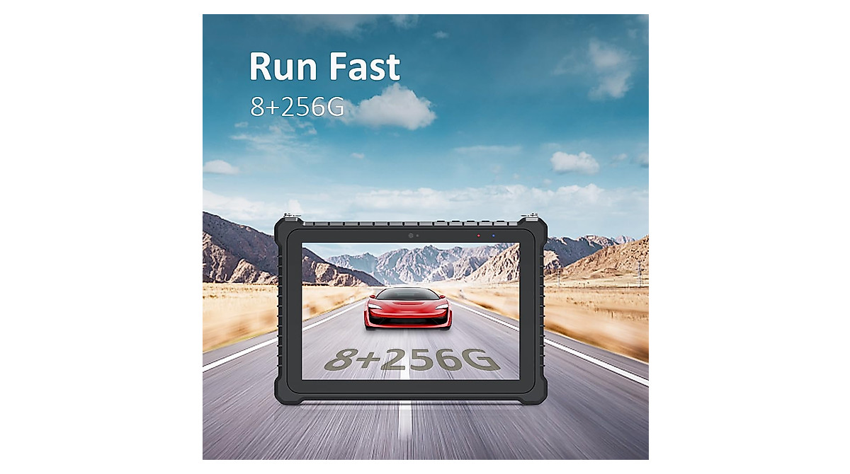 SunKol Rugged Waterproof 10.1" Tablet with Windows 11 Pro