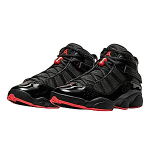 Men's Jordan 6 Rings Black/Infrared 23-Black (322992 066) - 13
