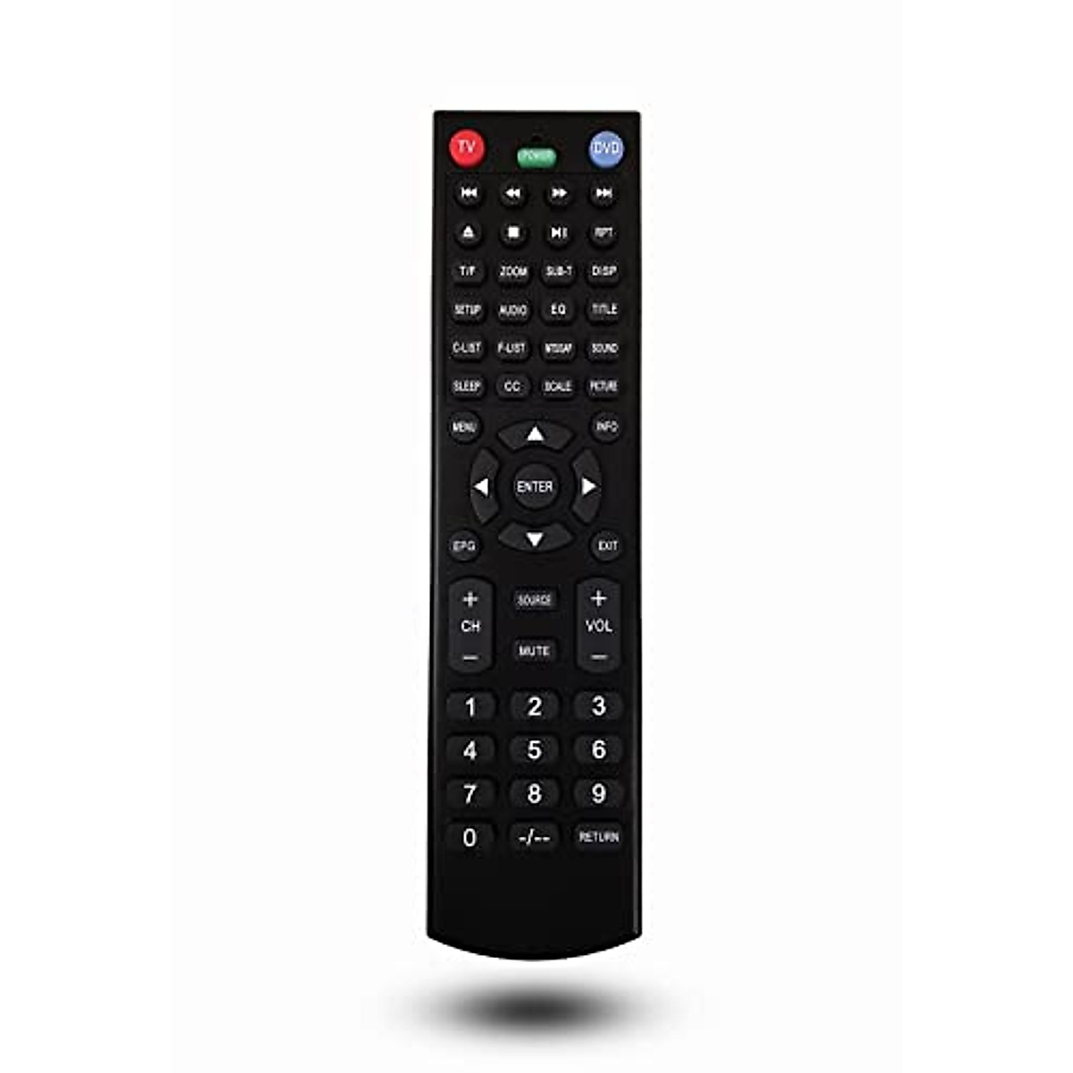 Replacement Remote Control for Jensen TV JTV2815DC JTV19DC JTV1917DVDC JE4208 JE5015 JE1911 JE3211 JE2414 JE2417 JE2814 JE2815 JE3208 JE3217 JE4015 JE4815 JE2608WV