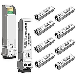 OPSTRAN 10GBASE-SR SFP+ Optical Transceiver Module Compatible with Cisco SFP-10G-SR SFP-10G-SR-S SFP-10G-SR-X 850nm 300m DDM Duplex LC MMF 10 Pack