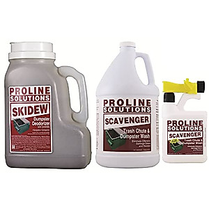 Proline Solutions Scavenger-Cherry Trash Chute and Dumpster Wash, Concentrated Professional Janitorial and Maintenance Product. 1Gal, 128 Fluid oz