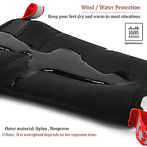 GIYO Cycling Shoes Covers, S-XXXL Neoprene Waterproof and WinterProof Bike Cycling Overshoes for Men Women Road Mountain Bike Booties…