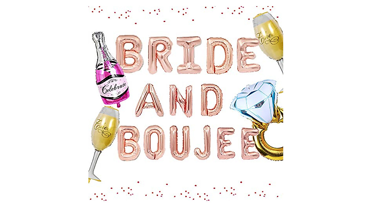 Bride & Boujee Bachelorette Party Decorations & Balloons