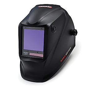 Lincoln Electric K3034-4 VIKING 3350 Auto Darkening Welding Helmet with 4C Lens Technology, Matte Black, extra large
