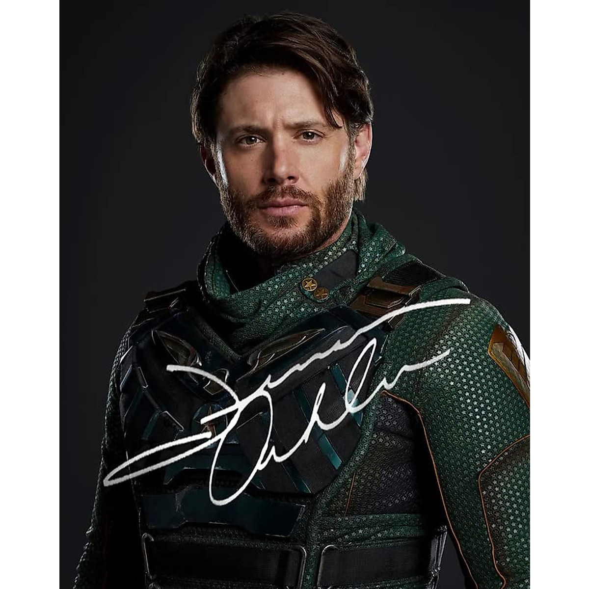 Supernatural Jensen Ackles - The Boys, Soldier Boy Reproduction (RP)/Preprint, Preprinted (PP) Signed Autograph Autographed Photo Photograph Print (11 x 14 inches)