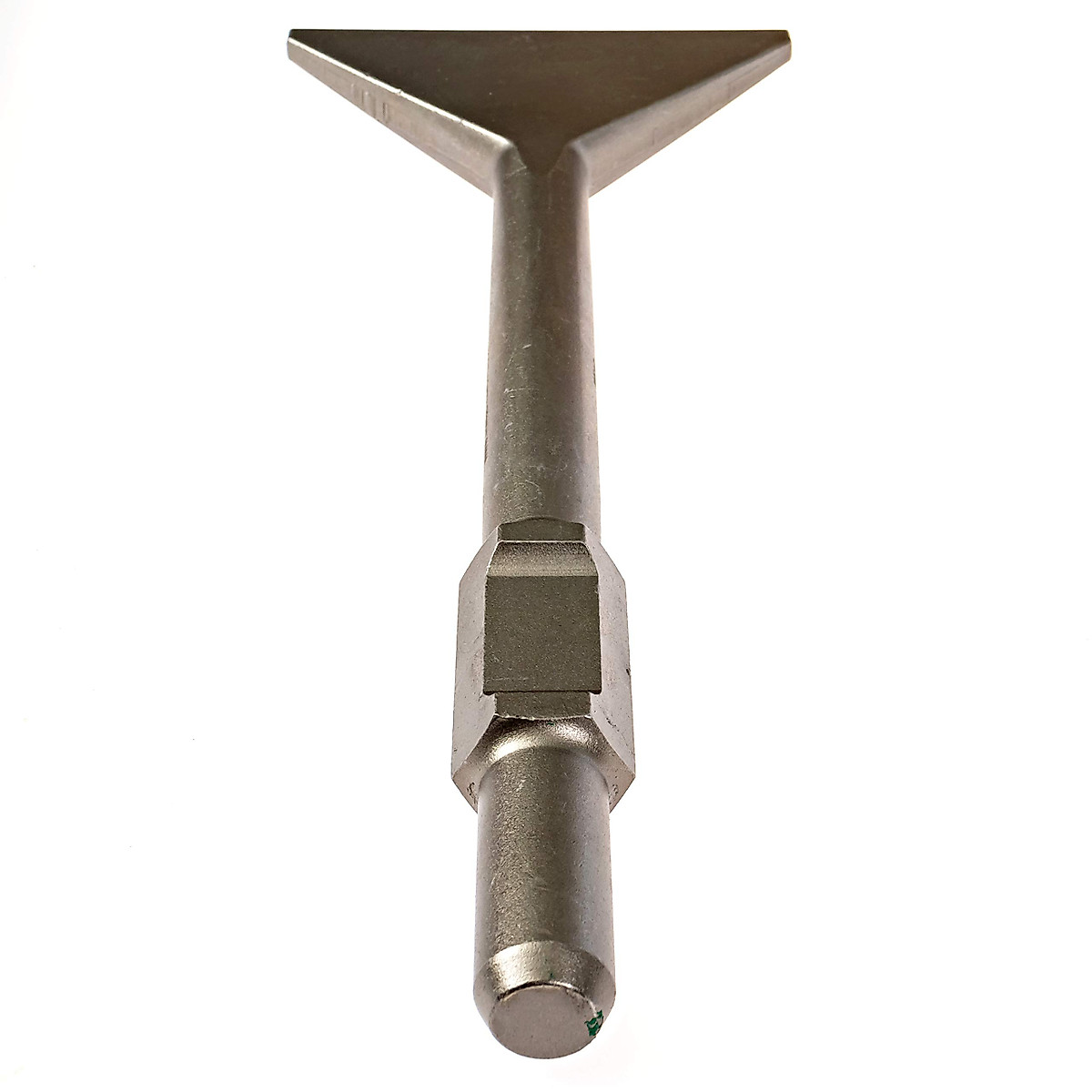 6-in Wide THINSET REMOVAL BIT, Tile and Demo Chisel, 1-1/8 (30mm) Hex, Jackhammer Chisel!! (6" X 16")