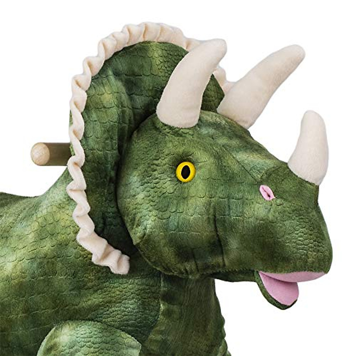 Rockin' Rider Terry The Rocking Triceratops, Green , Large