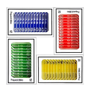 Microscope Sample Prepared Slides 48pc Kids Plastic Prepared Microscope Slides of Animals Insects Plants Flowers Sample Specimens for Stereo Kids Science Toy Educational Toy