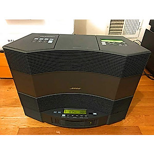 Bose Acoustic Wave Music System II and Acoustic Wave System II 5-CD Changer - Graphite Gray, Black (Renewed)