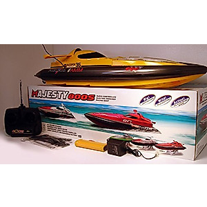 32" Yellow High Performance Majesty 800S Radio Remote Control Electric EP RC Racing Speed Boat RC RTR