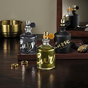 Men's Cologne Fragrance Spray by Curve, Spicy Wood Magnetic Scent for Day or Night, 6.8 Fl Oz