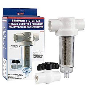 PLUMB eeze 1 inch Slip in-line T-Screen Filter with 60 Mesh