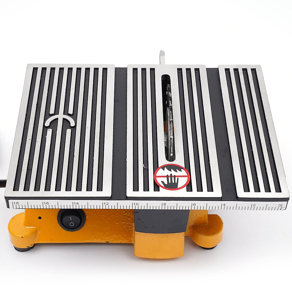 Xuthusman 4" Mini Table Saw Cutting Tool Architectural Modeling Tool DIY Manual Table Saw,With 2 Saw Blades, Suitable For Wood, Glass, Copper, Aluminum