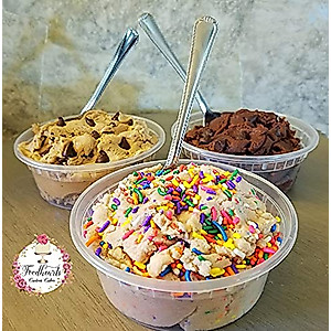 Lawei 80 Pack Plastic Deli Food Containers with Lids - 8 Oz Food Storage Containers Freezer Deli Cups for Soup, Party Supplies, Meal Prep and Portion Control