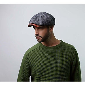 Alfonso D'Este Leonardo Newsboy Cap Size 59 Cm Bleu