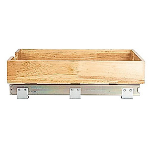 Household Essentials GLIDEZ Wood 1-Tier Sliding Cabinet Organizer: 14.5-inch Wide