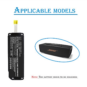 C S Replacement Battery for BO-SE Soundlink Mini 2, fits Part no 088789 088796 088772 2200mAh