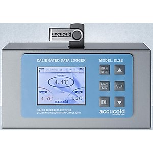 Summit Appliance DL2BKIT NIST Calibrated USB Digital Data Logger (DDL) with Large Display, Internal Memory, and Alarm in Standalone Kit Form for Aftermarket Installation