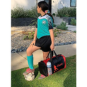 Personalized Kids 18 Inch Sport Duffel Bag With Custom Name & Text - Martial Arts Male