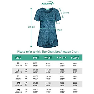 Kimmery Womens Workout Tops for Women Short Sleeve Shirts for Women Summer Tops for Women 2023 Yoga Tops Athletic Tops Light Green Shirt L