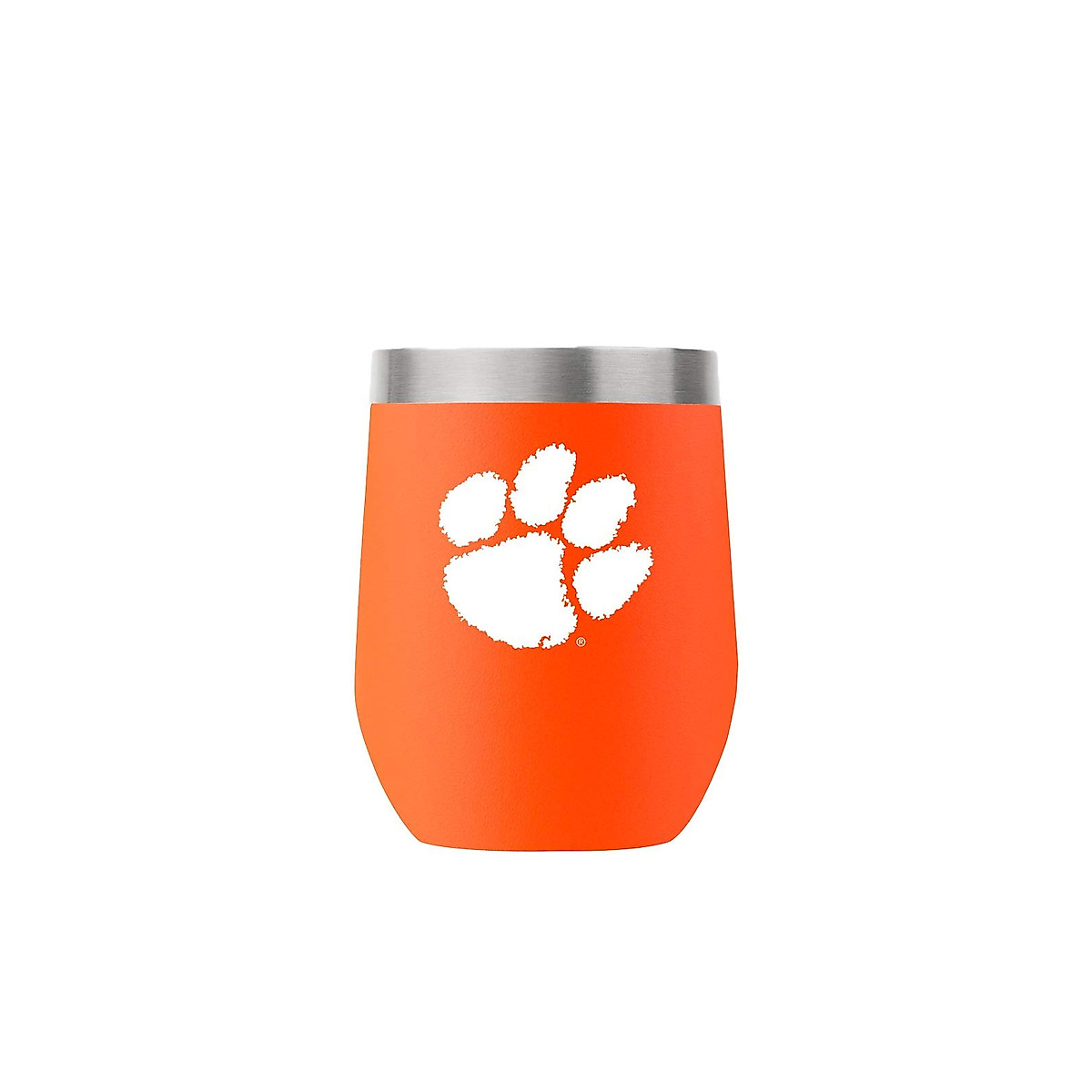 Gametime Sidekicks Clemson Tigers Stainless Steel Wine Tumbler - Insulated Stemless Wine Tumbler - Copper-Lined, Vacuum Double Wall Maximum Temperature Efficiency (Orange)