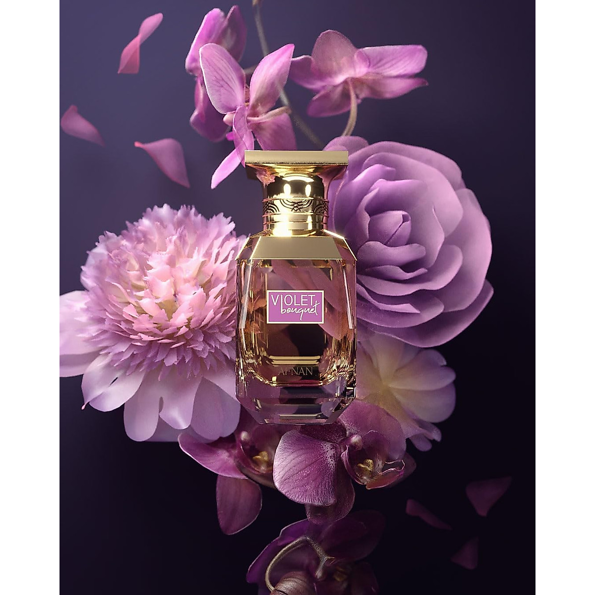 Afnan Violet Bouquet Eau De Parfum for Women, 2.7 Fl. Oz