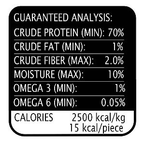 Hubert Pet Premium Cod Skin Crisps - Single Ingredient Natural Dog Treats for All Breeds, No Artificial Anything - 1.5 lbs Bag