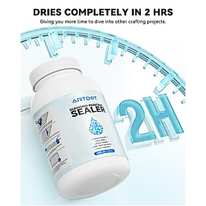 ARTDOT 16 oz Diamond Art Sealer Kits for Adults, Large Capacity Glue as Diamond Painting Accessories and Jigsaw Puzzles Tools