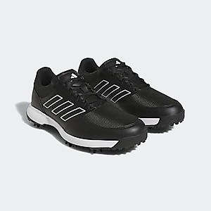 adidas Men's Tech Response 3.0 Golf Shoes, Core Black/Footwear White, 10.5 Wide