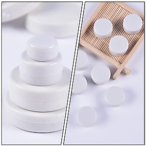 100Pcs Plastic Ring Boxes Toy Rattle Box Baby Toy Squeakers Bell Rattle Insert Rattle Replacement for Baby Pet Dog ( 15MM )