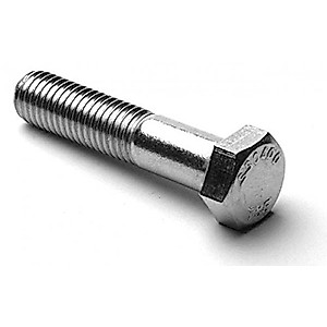 1 1/8-7 x 5 1/2 Hex Cap Screws 18-8 Stainless Steel, (Quantity: 12 pcs) Coarse Thread, Partially Threaded