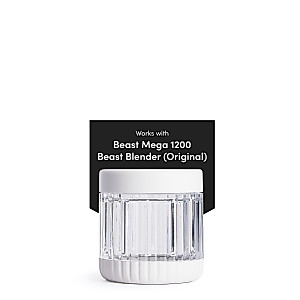 Beast 500mL Blending Vessel + Storage Lid | Blend Smoothies and Shakes (Cloud White)