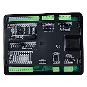 Electric Generator Controller Module, DGS6110U Electronic Generator Controller Module Control Panel LCD Display