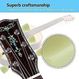 Tuning Peg Button, RiToEasysports 6 PCS/Set Tuning Pegs Machine Heads Acrylic Buttons for Acoustic Electric Guitar(Green)