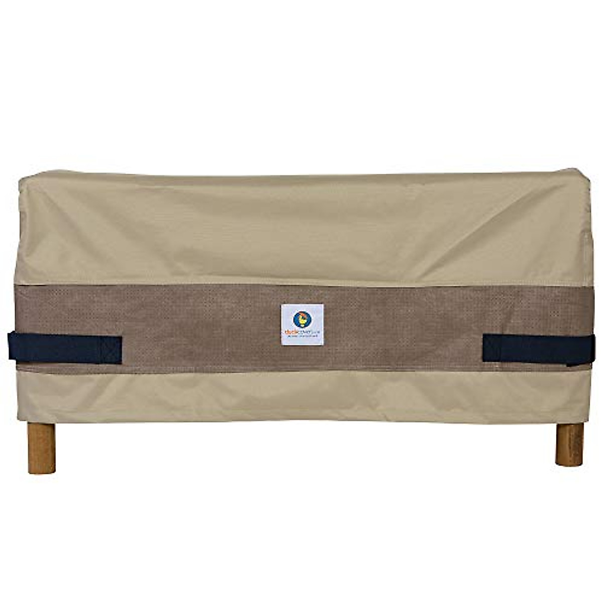Duck Covers Elegant Waterproof 52 Inch Rectangular Patio Ottoman/Side Table Cover