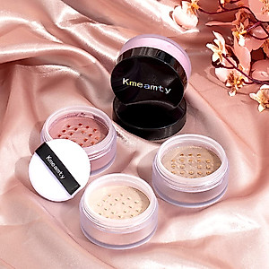Kmeamty Shimmer Loose Highlighter Powder and Matte blush