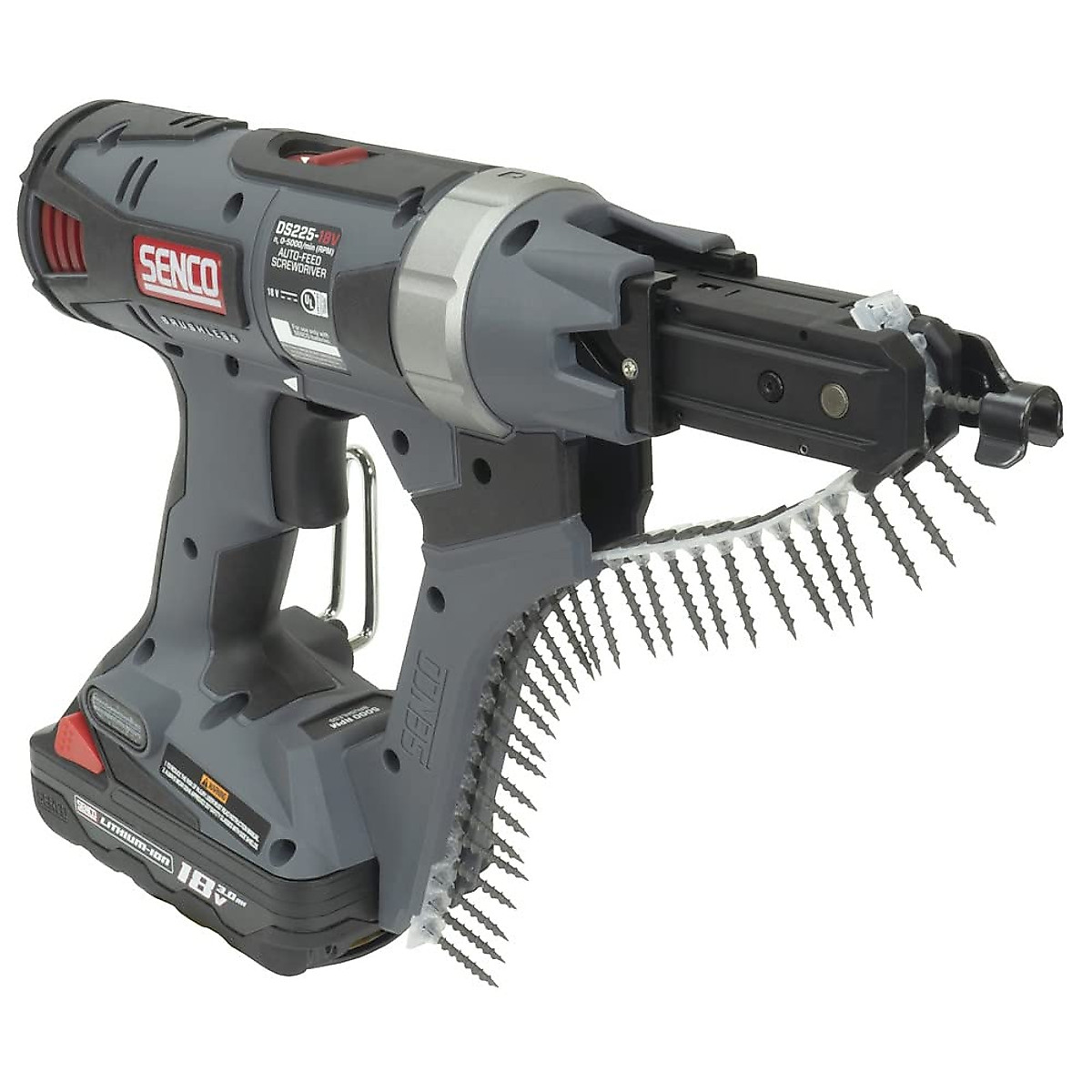 Senco DURASPIN DS222-18V 2" 2500 RPM Cordless Auto-Feed Screw Driver 10B0001N