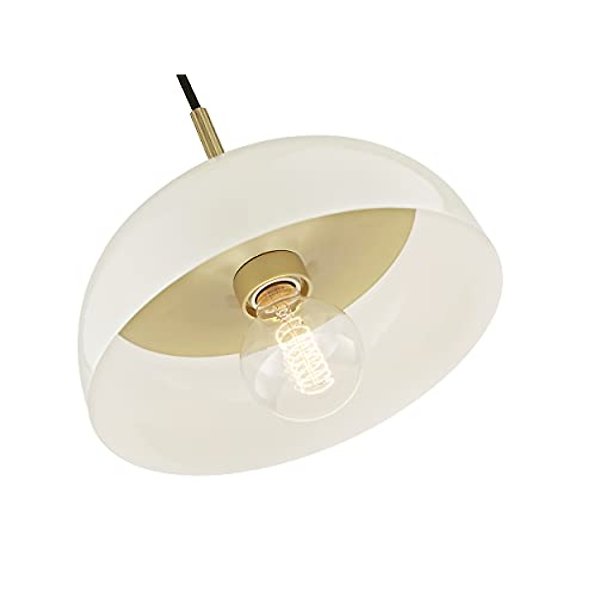 Hudson Valley Lighting - Avery One Light Large Pendant in Style-14 Inches Wide by 5.75 Inches High-Aged Brass/Cream Finish -Traditional Installation