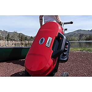Coleman Gas Grill | Portable Propane Grill | RoadTrip 285 Standup Grill, Red