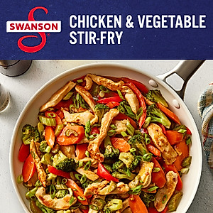 Swanson 100% Natural, Gluten-Free Chicken Broth, 8 Oz Quick Cups (Pack of 4)