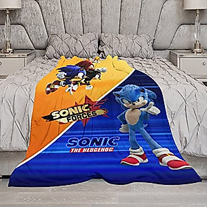 Feinstein Cartoon Blankets Super Soft Throw Blanket Air Conditioner Blanket Warm Cozy Flannel Blanket for Couch Bed Sofa Car 50x40'',Black 3