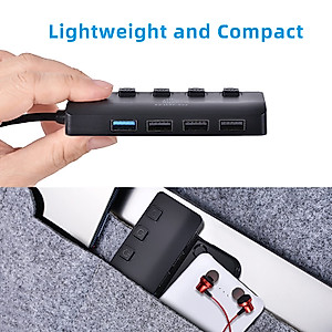 YFDSPSM USB hub 3.0 one USB 3.0 Professional Data Port and Three Common Ports.Tpye-c Interface is Suitable for Notebook MacBook MacPro macmini iMac Surface Pro XPS, Mouse and Keyboard