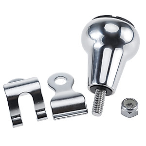 Amarine Made Aisi 316 Stainless Steel Marine Sport Boat Steering Wheel Knob with Plastic Cap, Maneuvering Knob - L